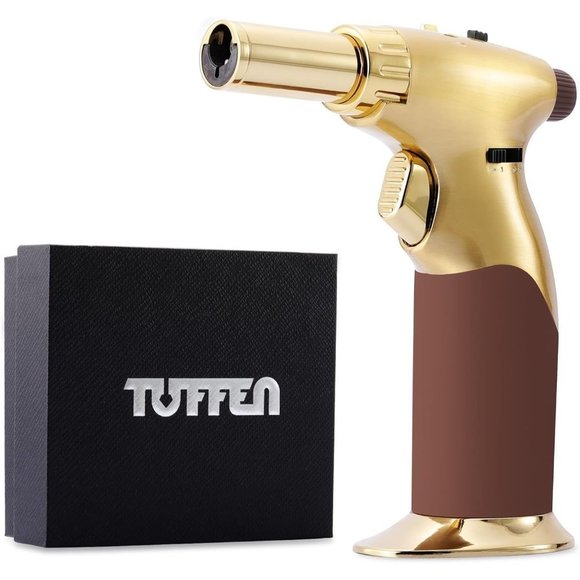 Kitchen | Kitchen Torch Golden Dual Flame Butane Gun Candles Creme ...